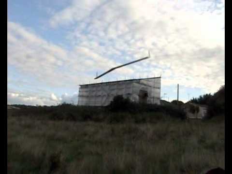 constant chord slope wing in flight flaps testing - YouTube