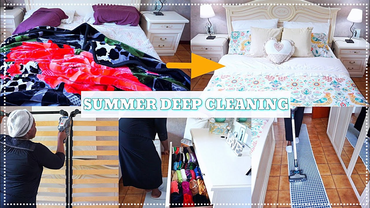 Master bedroom deep cleaning routine | Deep Cleaning For Summer and ...