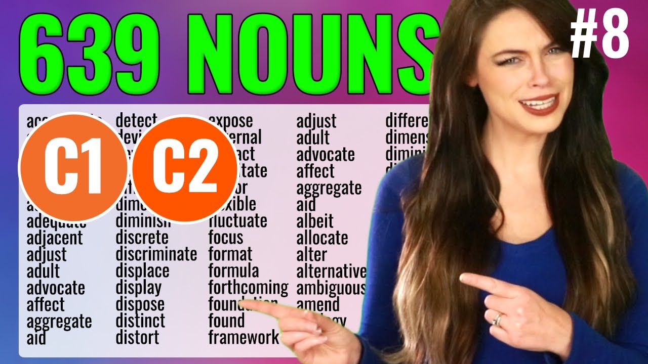 639 Nouns Every ADVANCED Learner Needs to Know! 🇬🇧🇺🇸 (Part 8) - YouTube