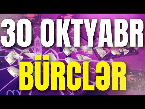 BÜRCLƏR - 30 OKTYABR 2025 | Günün Bürc Proqnozu 🔮