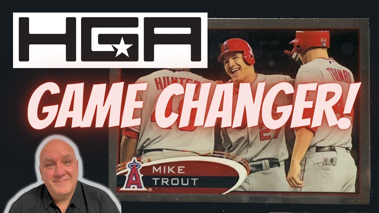 Card Collecting Tip! HGA's Horizontal Slabs Make Mike Trout Better ...
