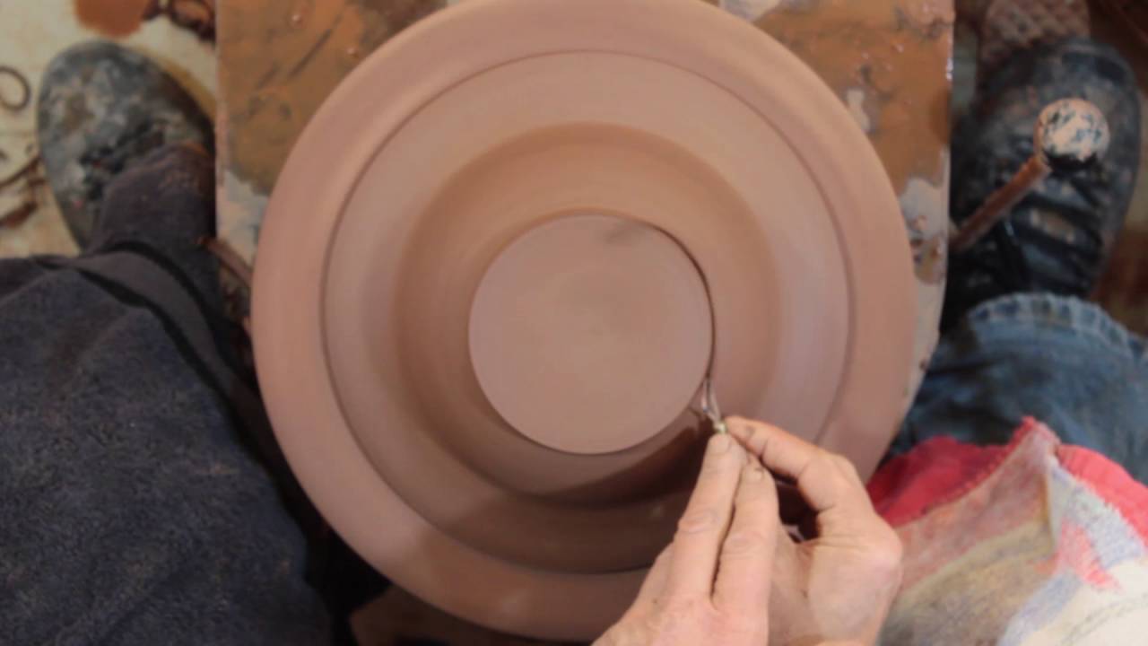 How to Make Pottery Stacking Pasta Bowls- Part Three- Trimming - YouTube