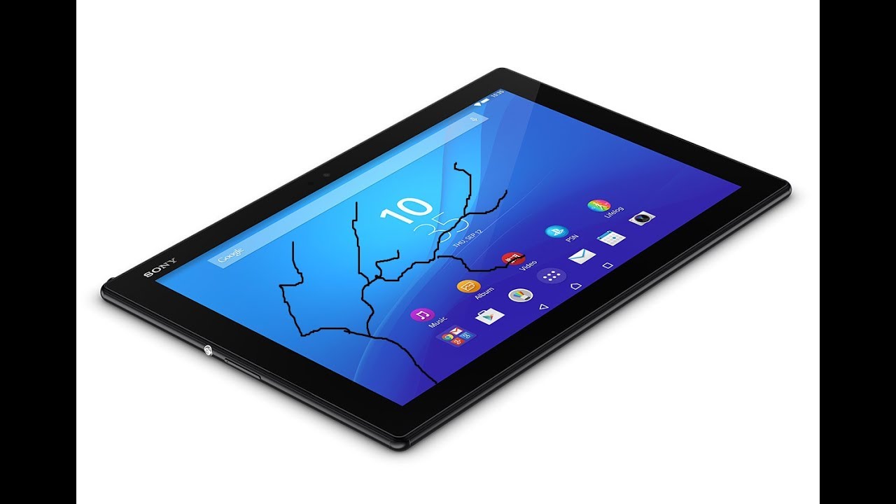 I destroy my old tablet - YouTube