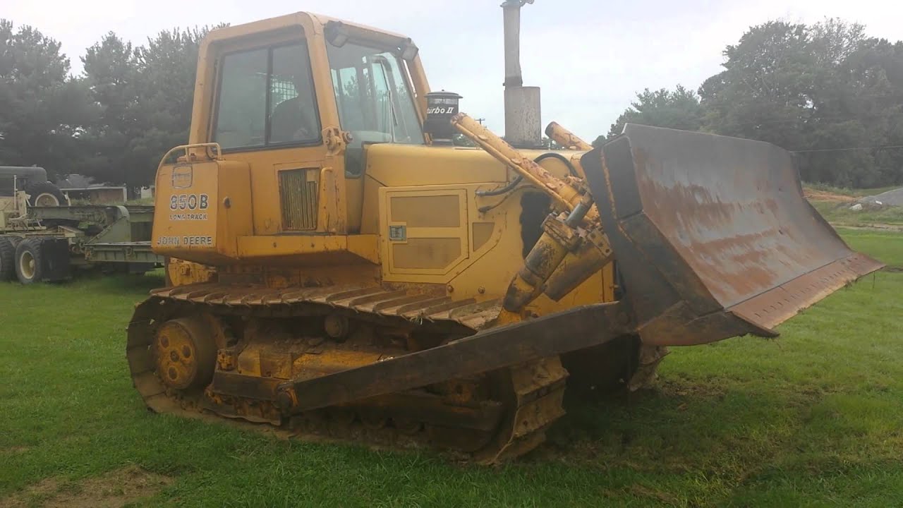 GovDeals: 1990 John Deere 850B long Track Dozer - YouTube