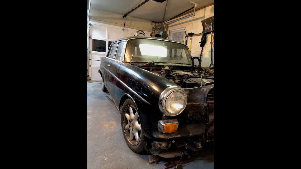 1966 Mercedes Frame Swap! Part 4 - YouTube