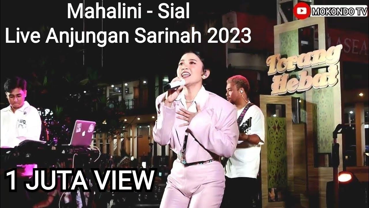 Mahalini - Sial | Live Konser Di Anjungan Sarinah Jakarta 2023 - YouTube