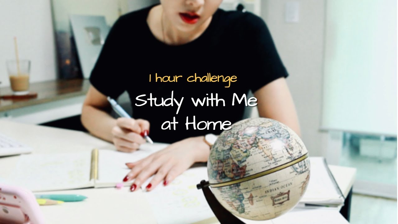 우리 딱 1시간만 집중해요! 🏻 STUDY WITH ME - YouTube