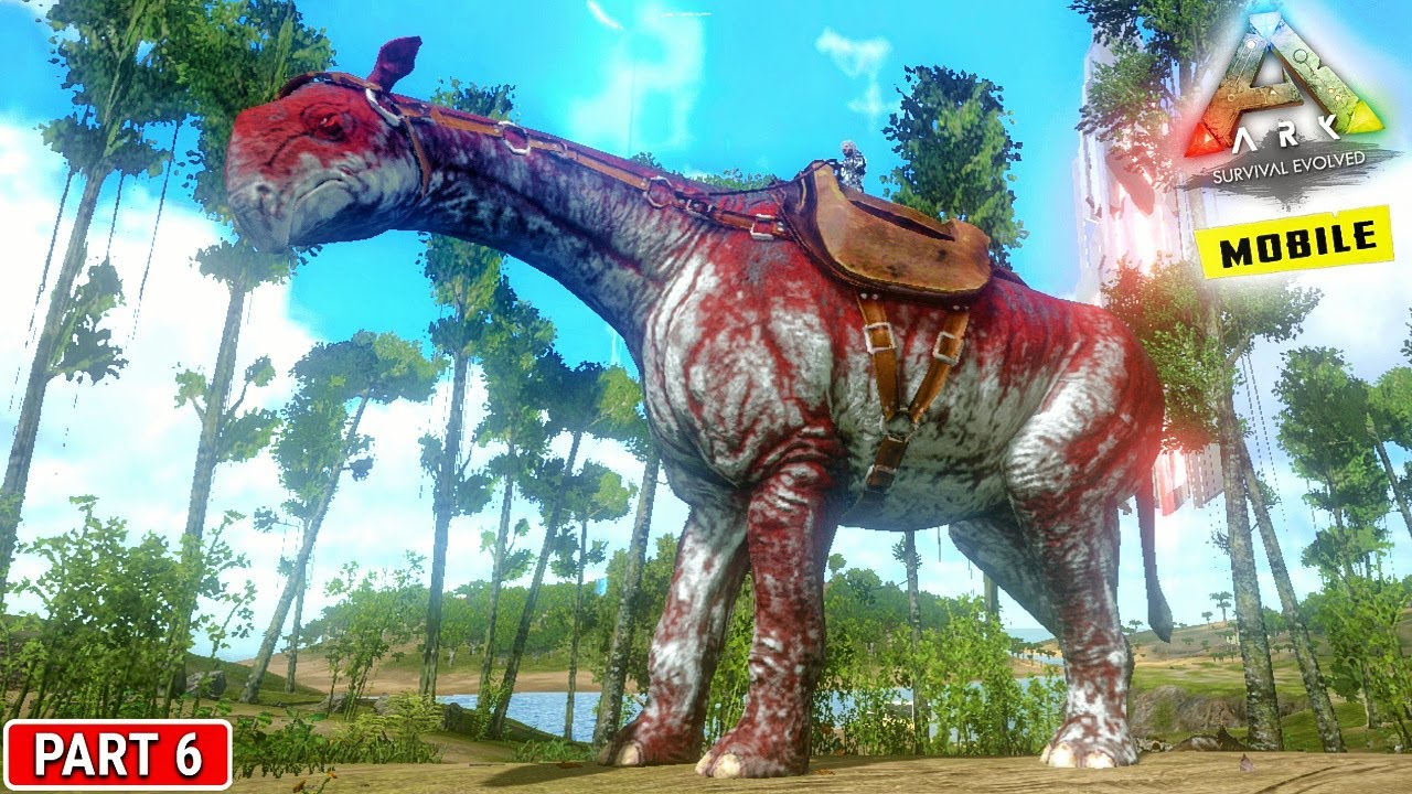Taming Paraceratherium in Swamp Biome 🔥 : ARK Survival Evolved MOBILE ...