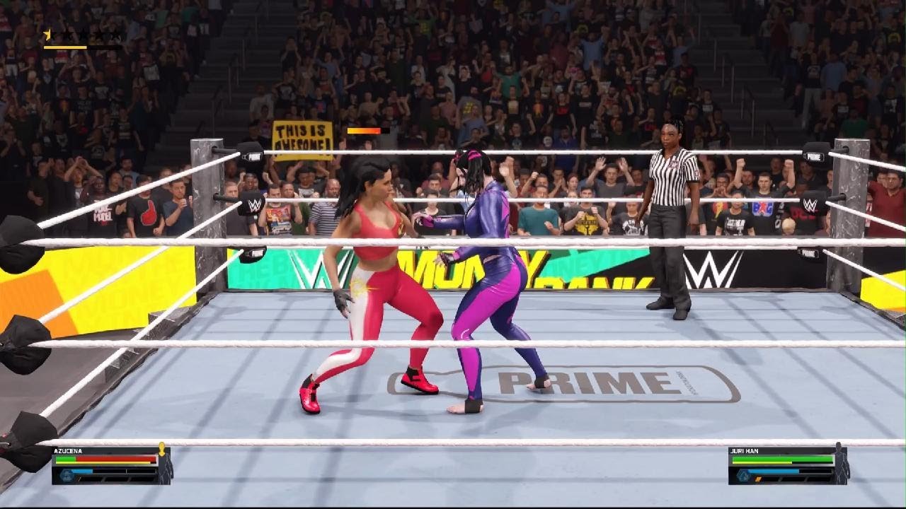 WWE 2K25 Azucena vs Juri - YouTube