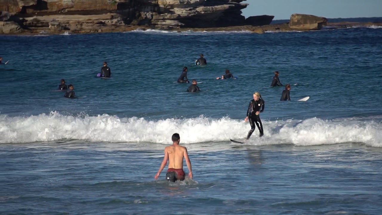 Surfing in Bondi - YouTube