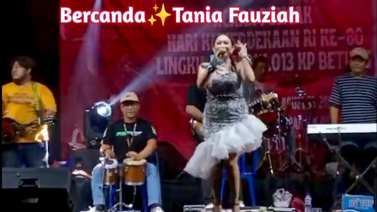 lagu dangdut panggung 2025'bercanda'tania fauzia-Di populerkan Elvy ...