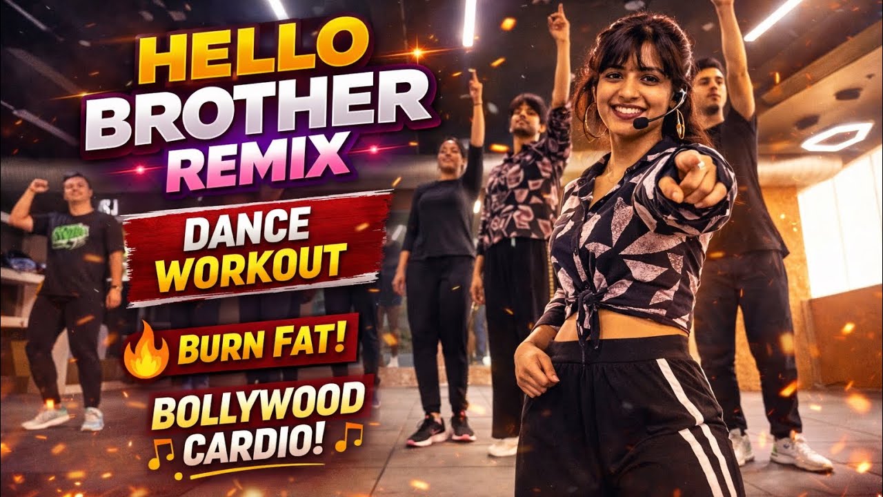 Hello Brother Remix | Bollywood Dance Fitness | Cardio + Fat Loss ...