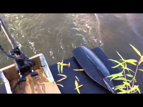 Feather-Raft: Removable Transom (Motor Mount) - YouTube