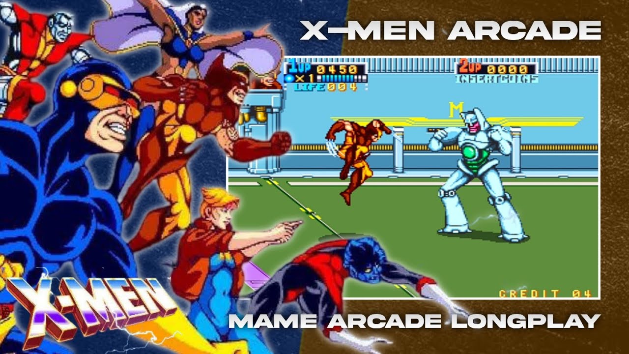 X-Men (Arcade) Gameplay & Playthrough | Mame Arcade Longplay - YouTube