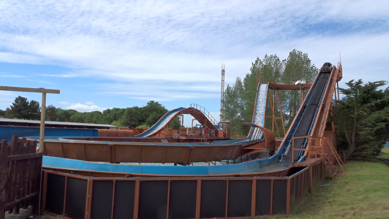 Timber Falls at Pleasurewood Hills - YouTube