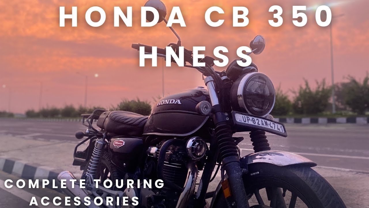 Bike accessories | Long bike ride | Honda CB350 | Hness | Complete ...