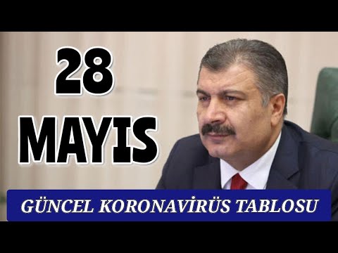 28 Mayıs 2021 Güncel Koronavirüs Tablosu - Bugünkü Vaka Sayısı