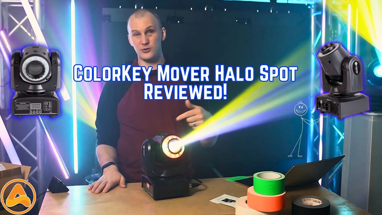 ColorKey Mover Halo Spot Reviewed - YouTube