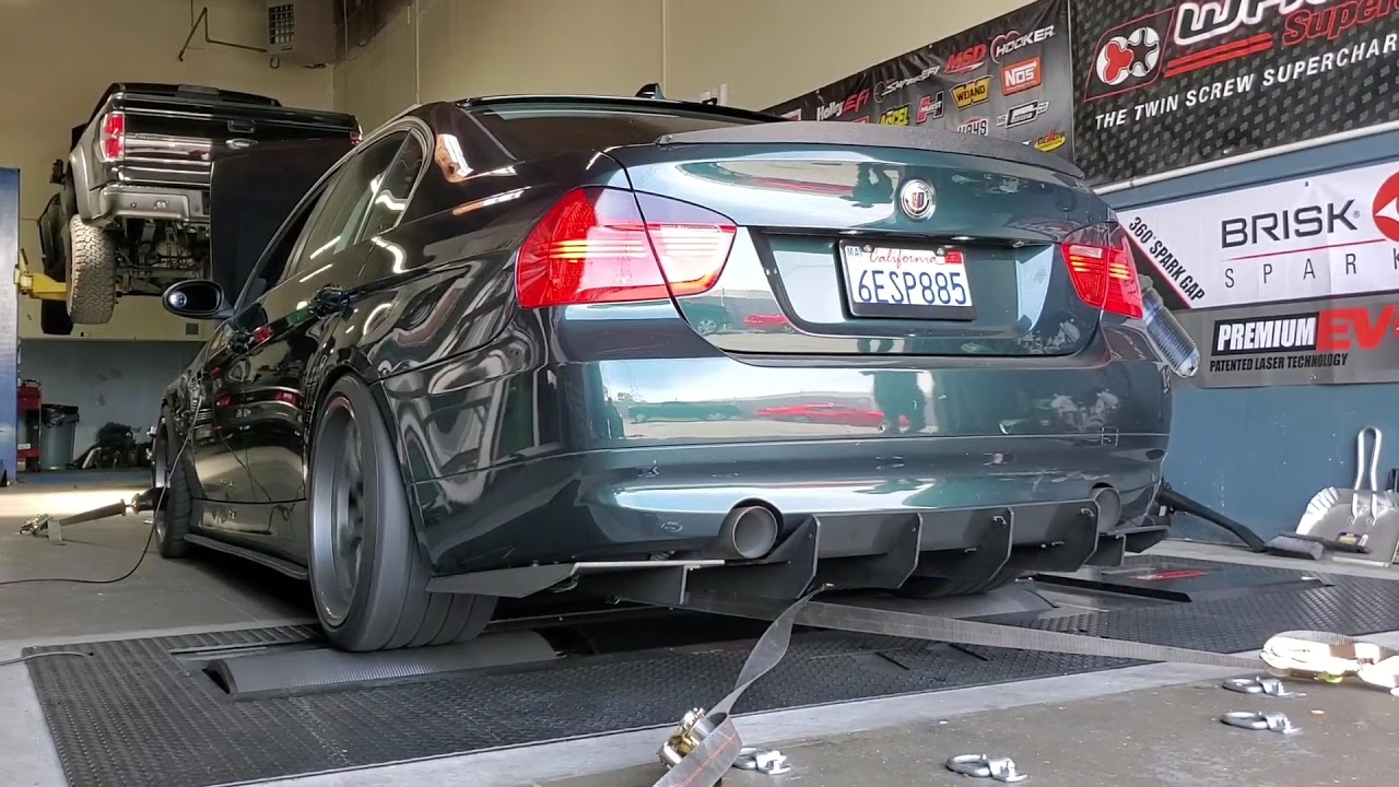E90 n54 Pure600 turbos dyno run - YouTube