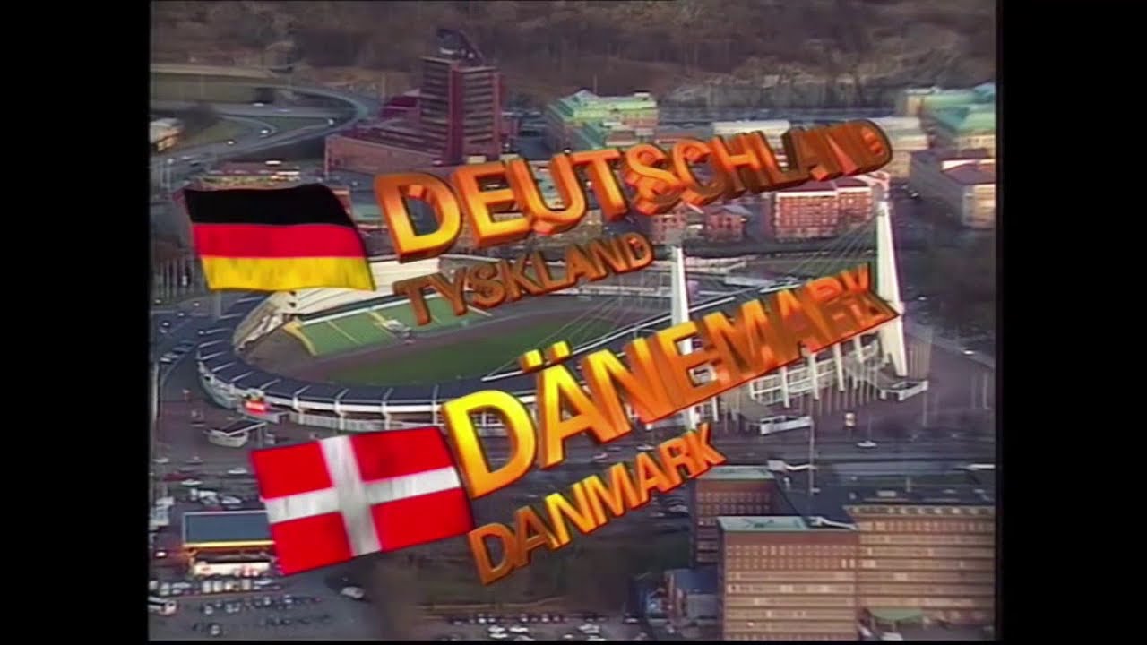 DINAMARCA 2X0 ALEMANHA - FINAL EUROCOPA 1992 - ABERTURA E ENCERRAMENTO ...