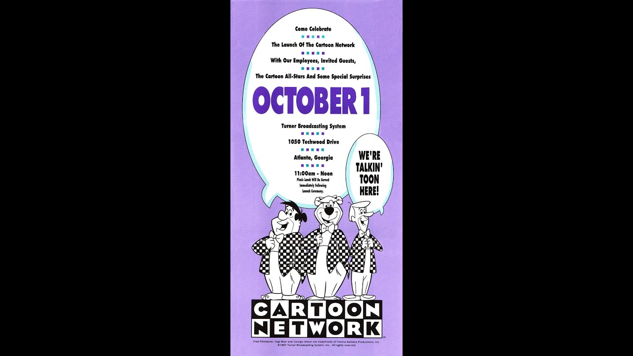 Premiere Cartoon Network (October 1, 1992) - YouTube