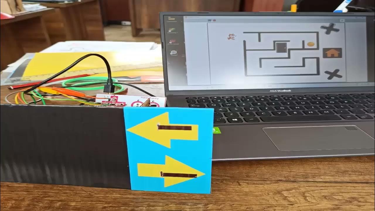 Juego del laberinto en scratch y control con Makey Makey. - YouTube