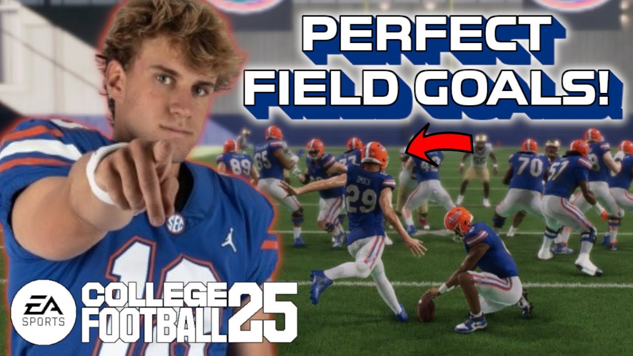 HOW to KICK FIELD GOALS in College Football 25! - YouTube