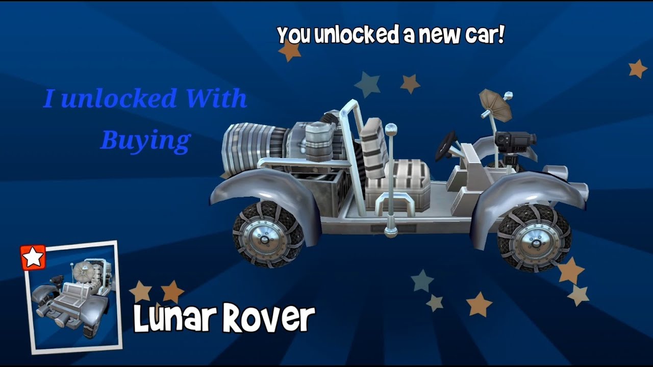 I unlocked with buying Lunar Rover | Beach Buggy Racing 2 - YouTube