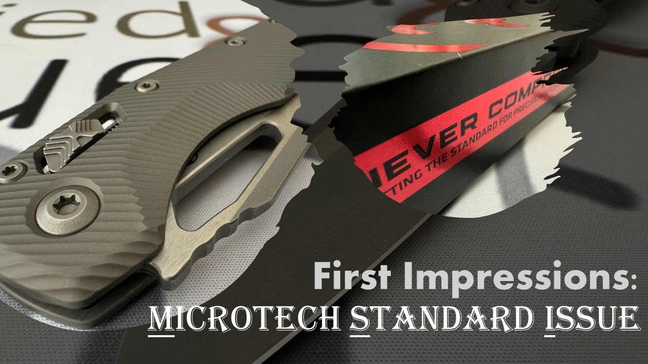 MSI (Microtech Standard Issue) | Natural Clear Aluminum | M390MK - YouTube