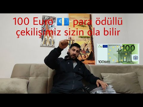 Çekiliş 3 kişiye 100 er Euro 💶 veriyoruz Açıklamayı oku ve sonuna kadar izle 📣📣📢📢📯📢