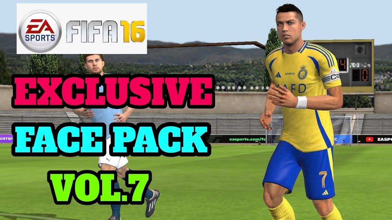 FIFA 16 MOBILE FC25 UPDATE - NEW EXCLUSIVE FACE PACK VOL.7 - SEASON 24/ ...