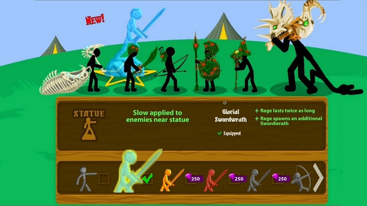 Which one win when upgrade STATUE ? stick war legacy #stickmanlegacy # ...