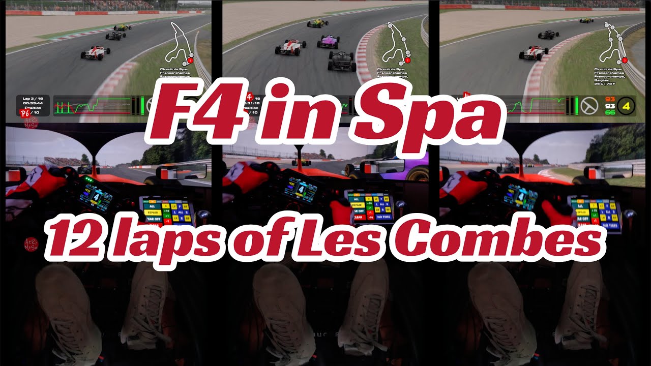F4 in Spa - 12 laps of Les Combes - YouTube