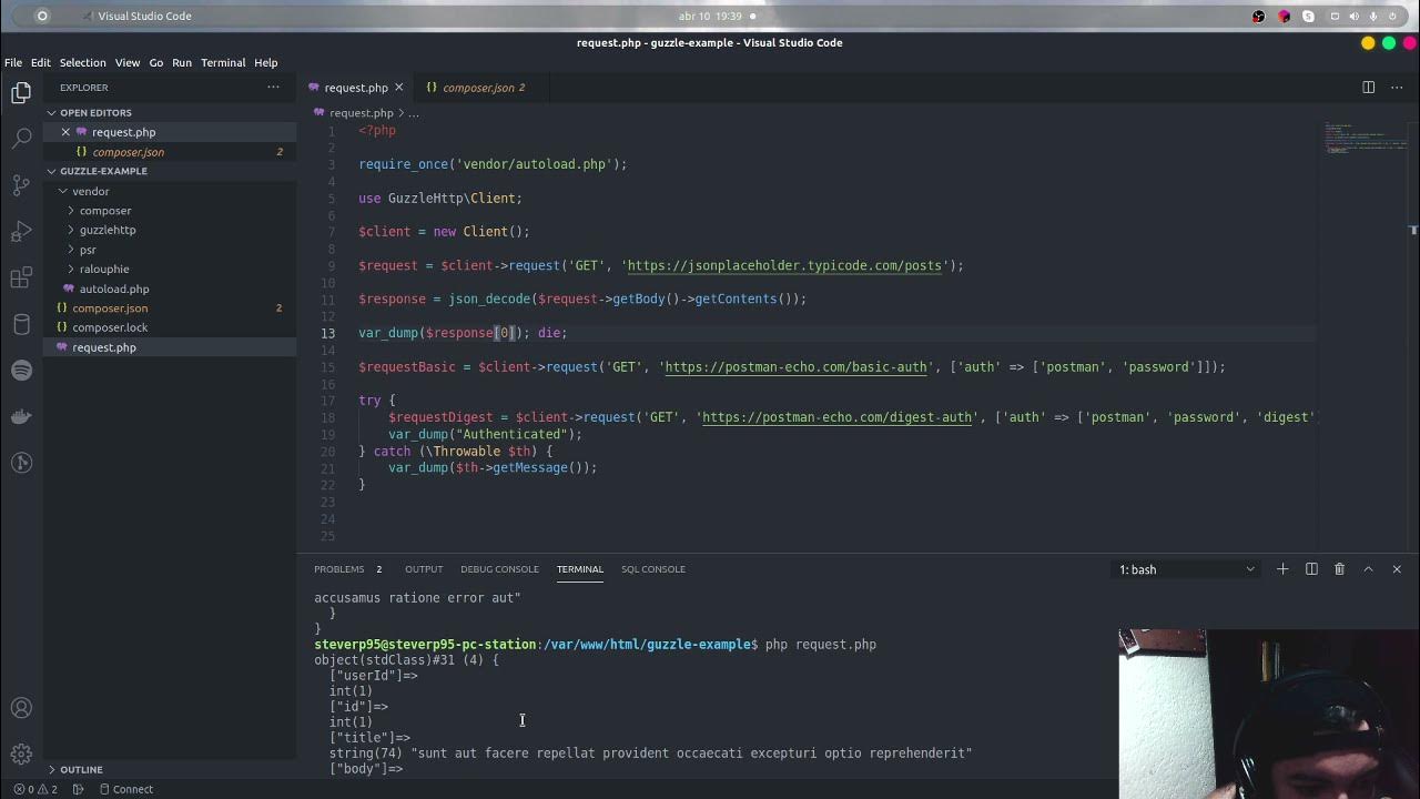Reemplazar cURL con GuzzleHttp en PHP - YouTube