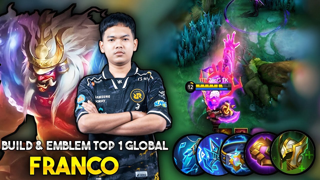 FRANCO BEST BUILD AND EMBLEM 2025 | TOP 1 GLOBAL FRANCO BUILD EMBLEM ...