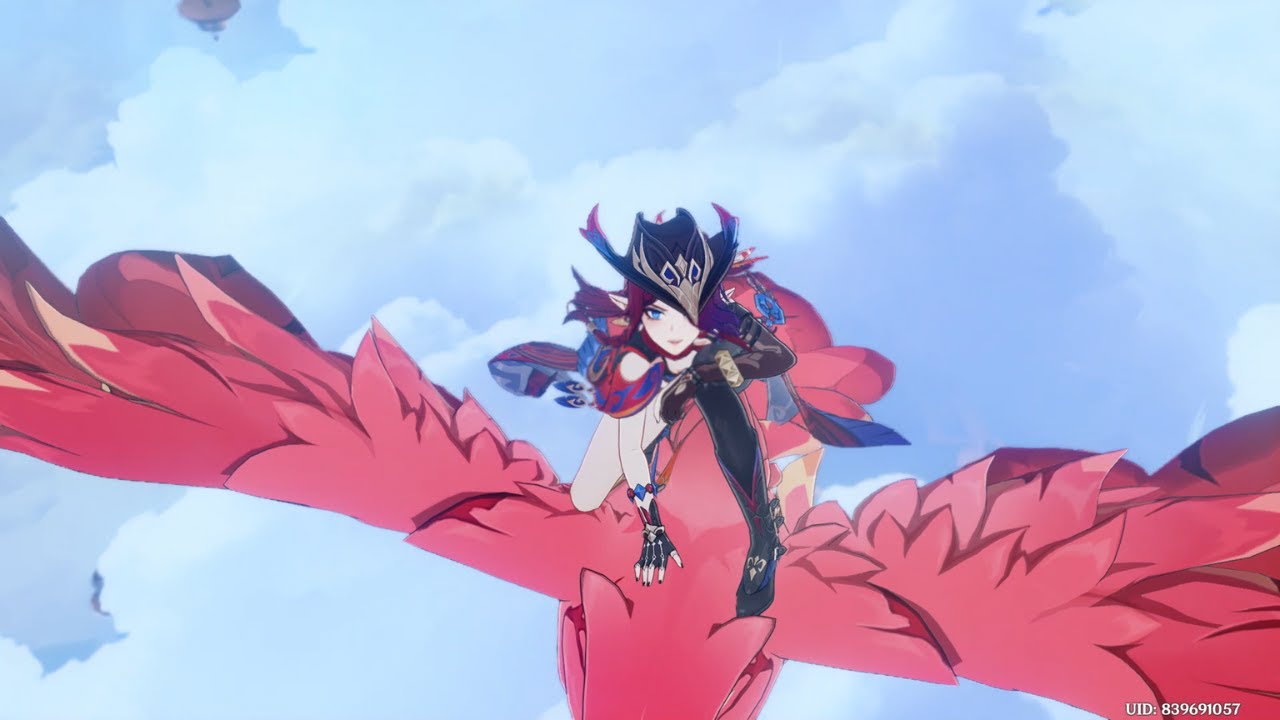 Cutscene Story Character Chasca Gun and Wings | Genshin Impact 5.2 ...