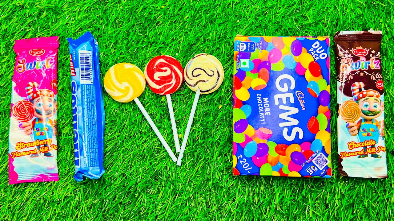 Satisfying Video Unboxing GIANT Lollipop Candy with Yummy Sweets ...
