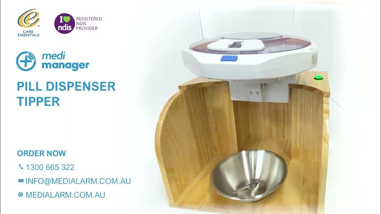 Medi Manager - Pill Dispenser Tipper - YouTube