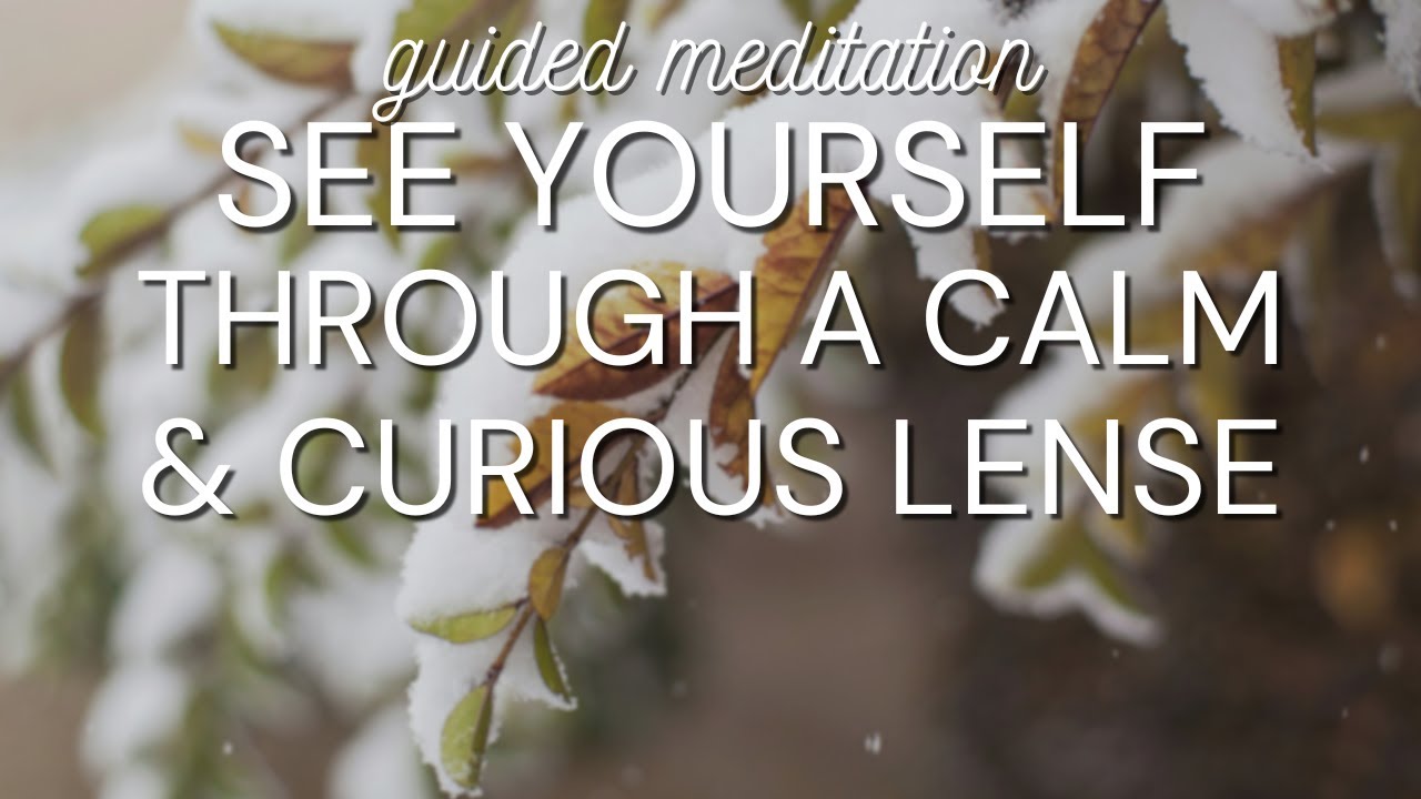 View yourself and your life from a calm, curious, & caring perspective ...