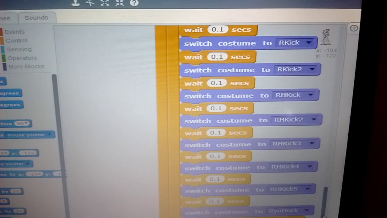 Street fighter game on scratch - YouTube