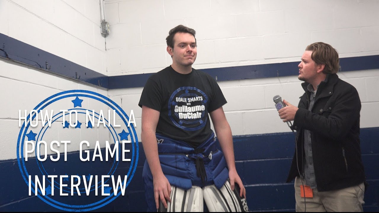 How to Nail a Post-Game Interview - Goalie Smarts Ep. 64 - YouTube