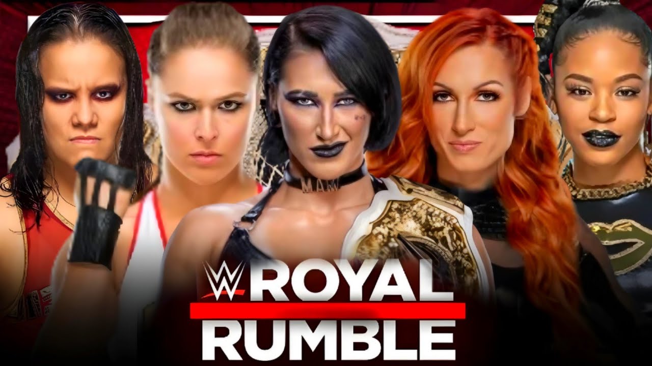 Rhea Ripley vs Ronda Rousey vs Becky Lynch vs Bianca vs Baszler Full ...