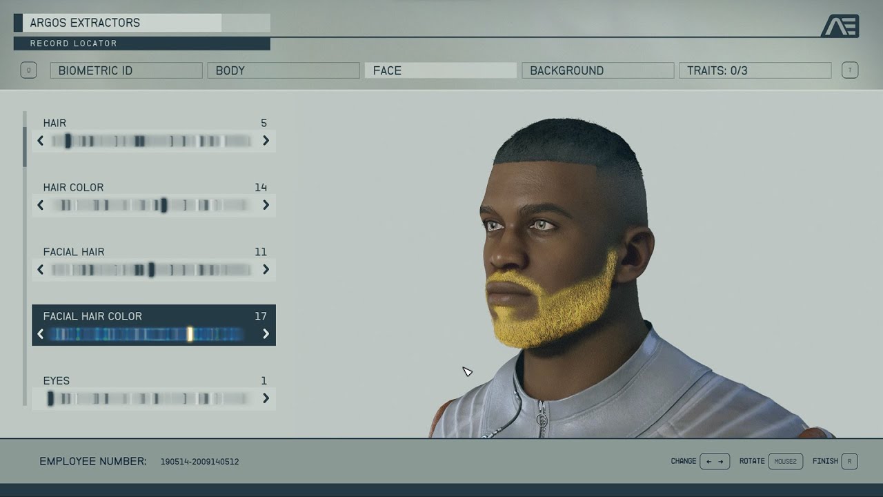 Starfield Character Creation Screen - YouTube