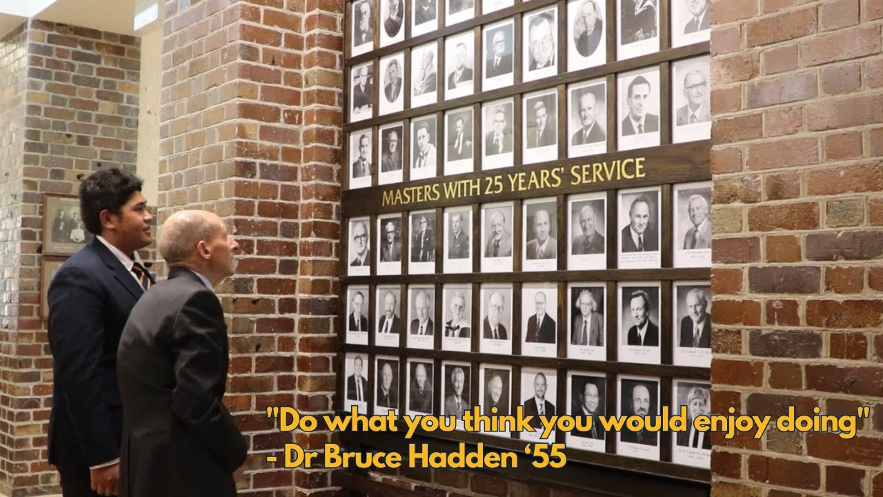 "Do what you think you would enjoy doing" - Dr Bruce Hadden ‘55 - YouTube
