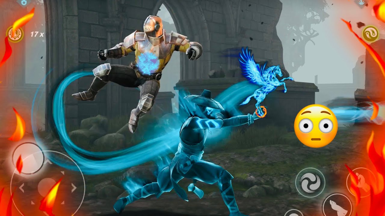 Shadow fight arena fight with the most powerful hero - YouTube