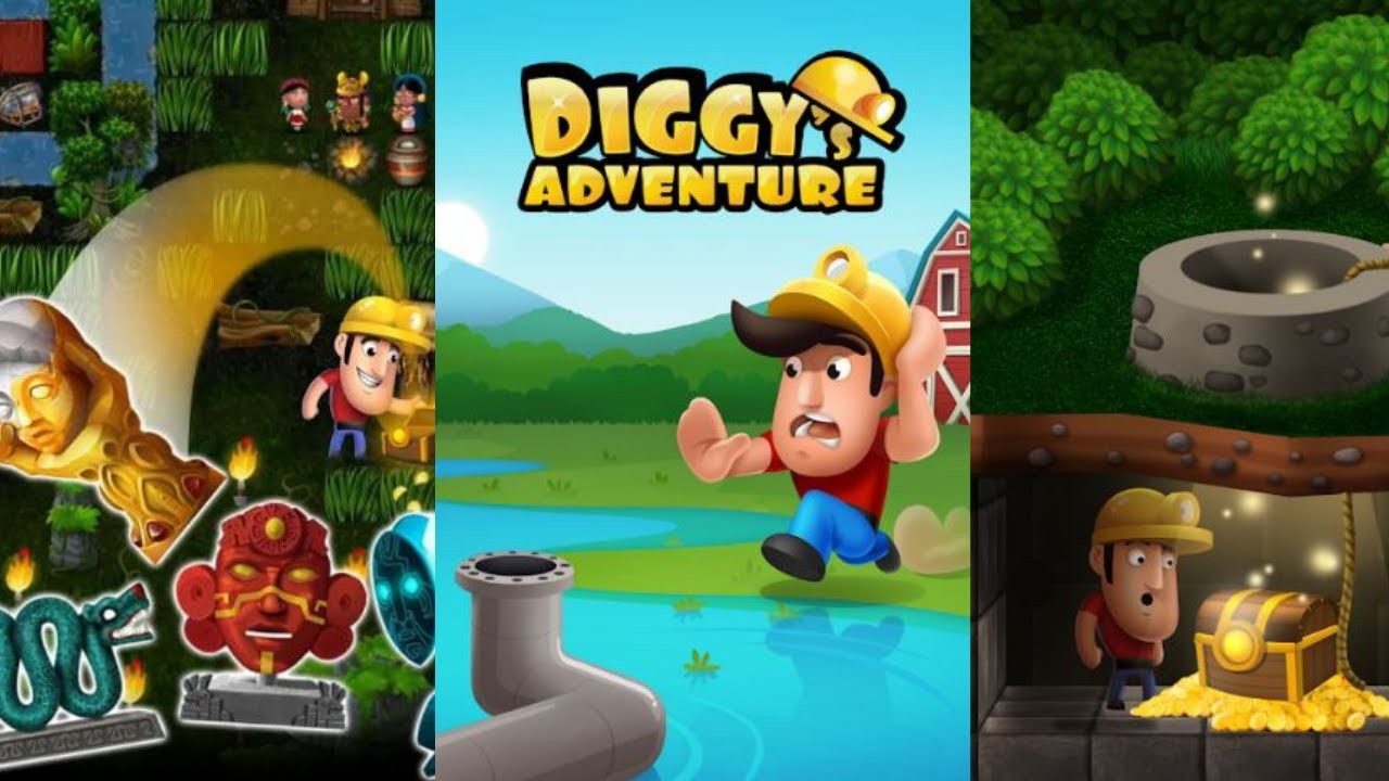 Diggy's Adventure: Puzzle Maze Levels & Epic Quest Gameplay ( Android ...