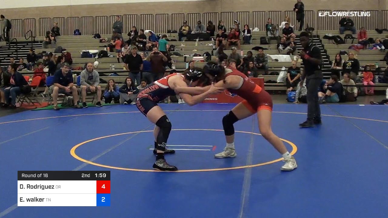 61 Kg Round Of 16 Destiny Rodriguez Team Oregon Vs Emma Walker Team ...
