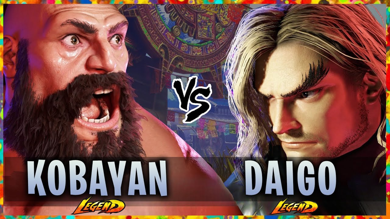 SF6 Ranked #1 Zangief ( Kobayan ) Vs. Ranked #1 Ken ( Daigo )『 Street ...