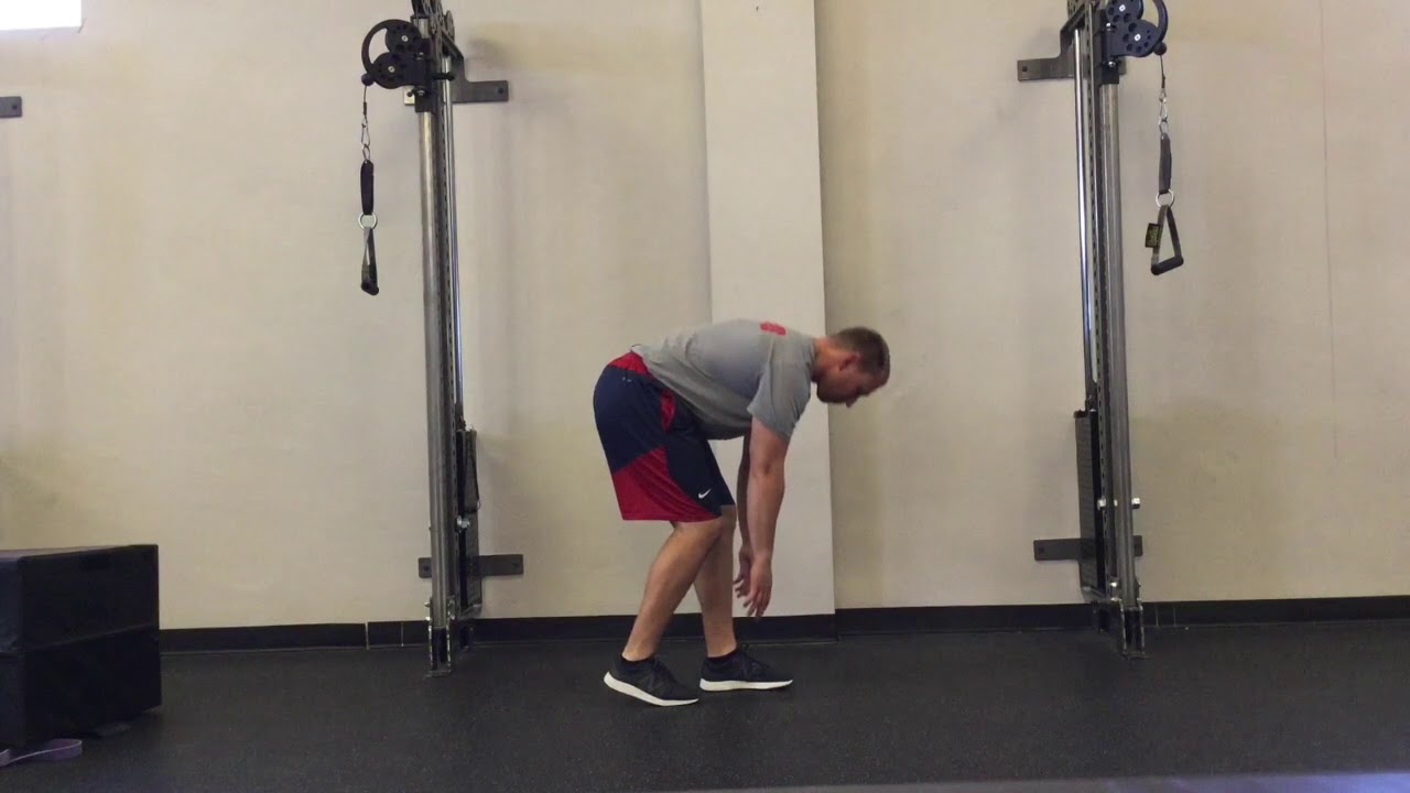 SPLIT STANCE TOE TOUCH - YouTube