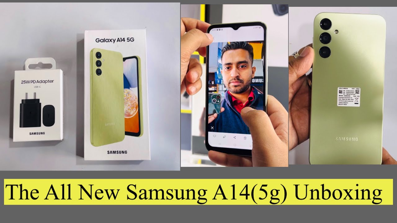 Samsung A14 (5g) !!! Unboxing !!! And Quick Review !!! Look and Colours ...